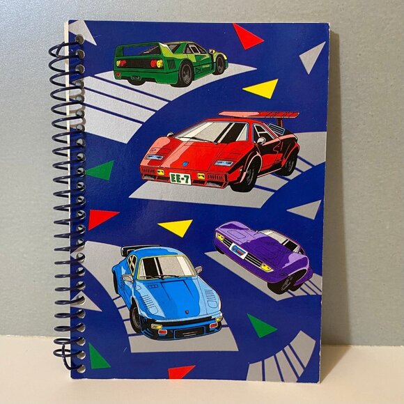 Sanrio | Office | Vintage Sanrio 988 Cars Small Notebook | Poshmark